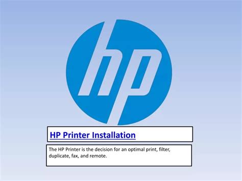 PPT HP Printer Installation 1 855 209 4888 PowerPoint Presentation