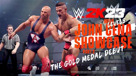 WWE 2K23 Showcase Mode Part 2 The Gold Medal Debut John Cena Vs