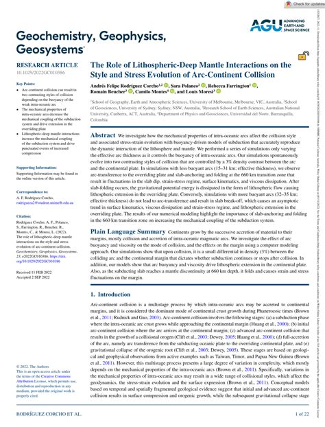 Pdf The Role Of Lithosphericdeep Mantle Interactions On The Style
