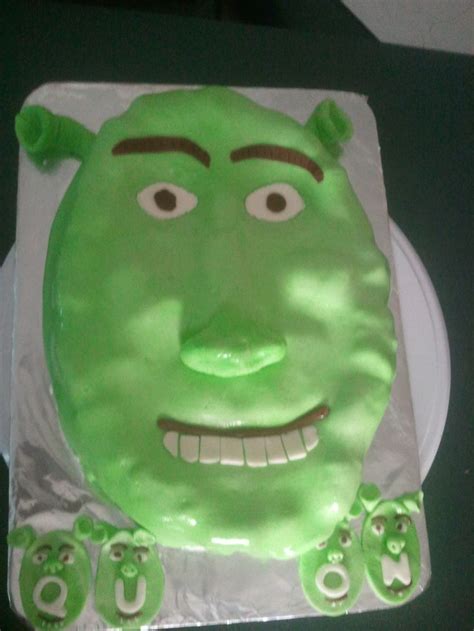 Shrek Cake For My Grand Baby 1st Birthday Shrek Cake Baby 1st