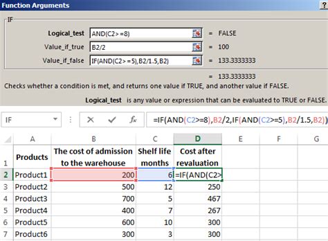 logical functions in excel with the examples of their use
