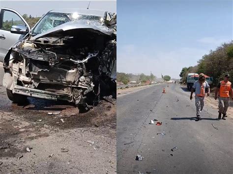 Jujuy violento choque frontal entre un camión y una camioneta