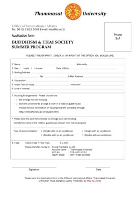 Fillable Online Tu Ac Application Form PDF Tu Ac Th Tu Ac Fax