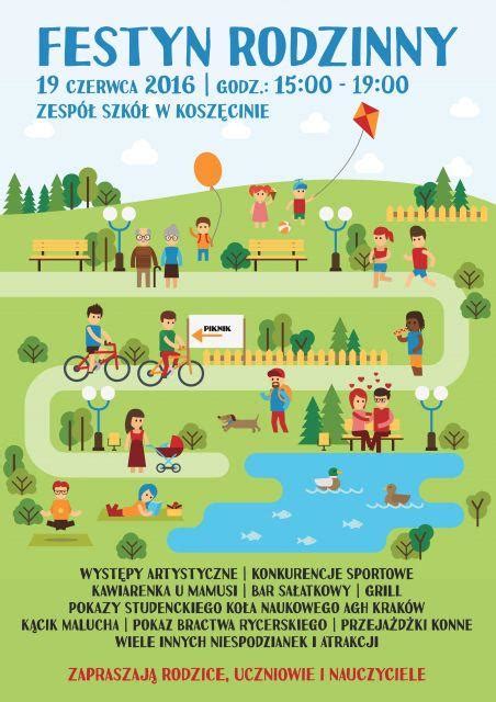 ZAPROSZENIE NA FESTYN RODZINNY Szkoła Podstawowa w Koszęcine