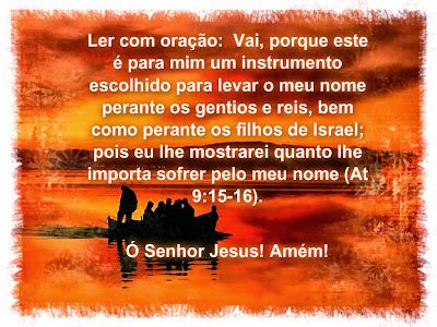 JESUS É O SENHOR VIDA PARA TODOS UM VASO ESCOLHIDO PARA LEVAR O NOME