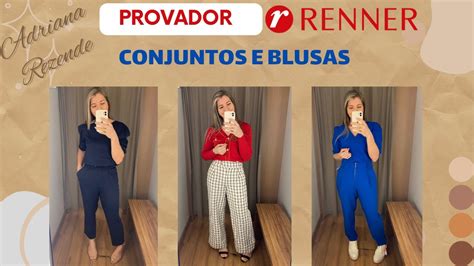 PROVADOR RENNER Provei Os Conjuntos Mais Lindos Da Renner YouTube