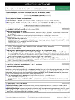 LISTE DE PIÈCES JUSTIFICATIVES R5 CITOYENS UE liste de pi 200 ces