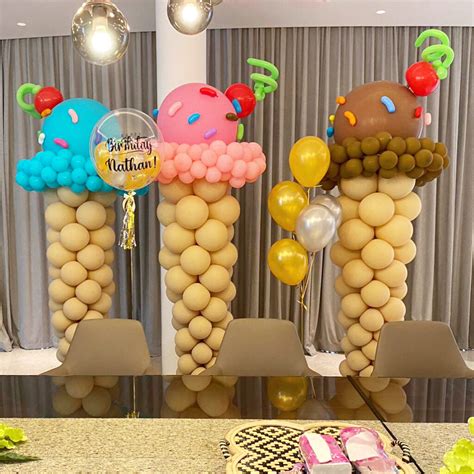 Customisable Balloon Pillars Decoration In Singapore THAT
