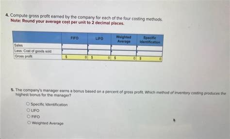 4 Compute Gross Profit Earned By The Company For Chegg