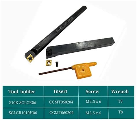 Hunricho Lot de 14 porte outils de tour indexables à tige de 3 8 po 10