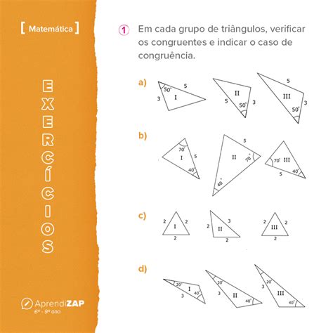 Congruência e semelhança de triângulos AprendiZAP