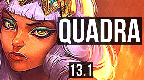QIYANA Vs SYNDRA MID Quadra Legendary 14 3 6 300 Games KR