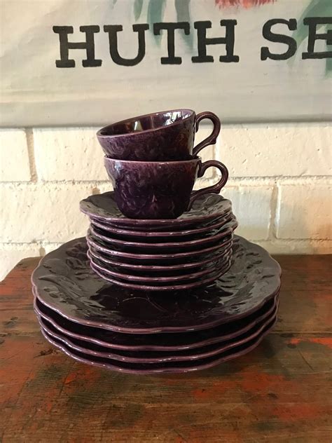 Vintage Dick Knox California Pottery Set Of Floral SexiezPicz Web Porn
