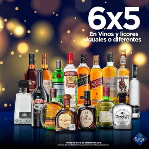 Sams Club 6x5 En Vinos Y Licores Del 12 Al 16 De Diciembre 2019