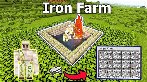 EASIEST Iron Farm For Minecraft 1 20 Tutorial YouTube