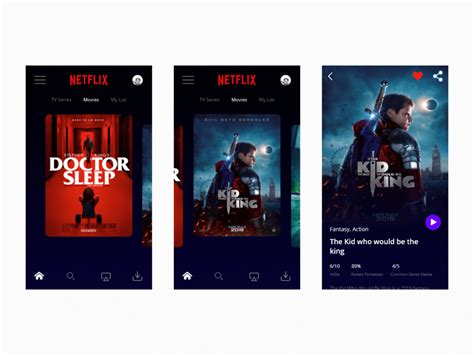Netflix App Redesign Free Figma Resource Figma Elements