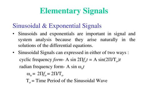 Ppt Introduction To Signals Systems Powerpoint Presentation Id