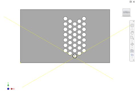Autodesk How To Make Multiple Hexagonal Holes On Inventor Stack