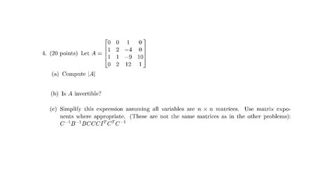 solved 0 0 0 1 2 1 1 02 1 4 9 4 20 points let a 0 10 1