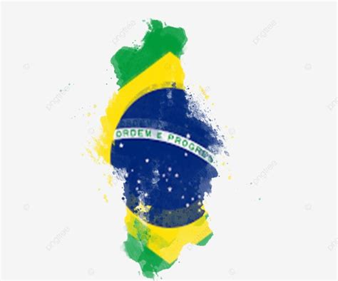 Bandeira Do Brasil Fundo Transparente Realista 15309530 PNG Bandeira