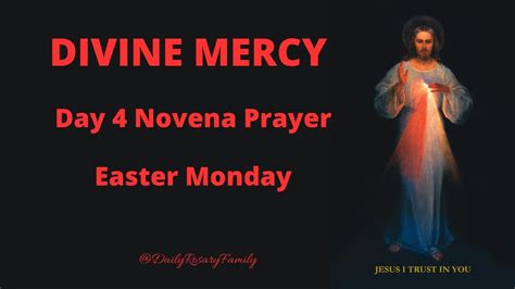 Day 4 Divine Mercy Novena Prayer YouTube