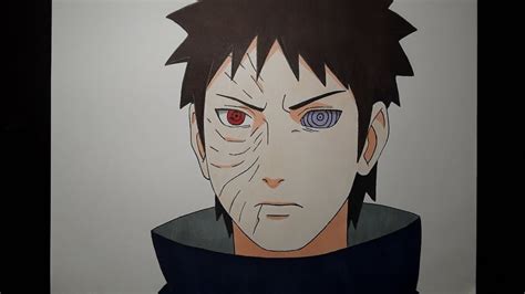 How to draw Obito Uchiha Cách vẽ Obito Naruto 426 YouTube