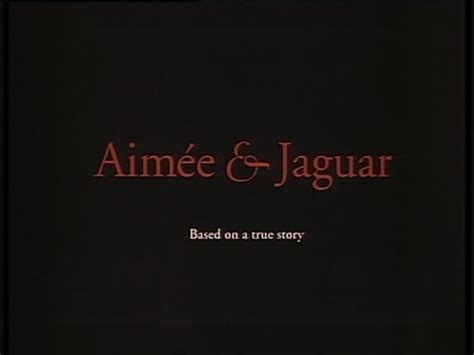 Aimée Jaguar 1999 Trailer Maria Schrader Juliane Köhler YouTube