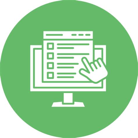 Icono De Online Survey Generic Mixed