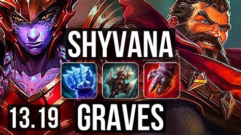 SHYVANA Vs GRAVES JNG 14 2 9 Legendary 400 Games NA Diamond