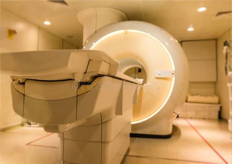 MRI Scanner Or Magnetic Resonance Imaging Scanner Machine In Hospital