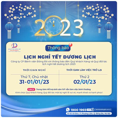 Chào đón Tết Dương lịch 2023 với Thiệp nghỉ Tết Dương lịch 2023 độc đáo