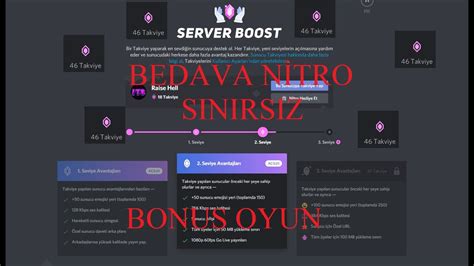 BEDAVA DİSCORD NİTRO ALMA SINIRSIZ NİTRO BONUS OYUN YouTube