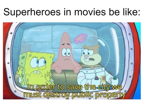 We Did It Patrick We Saved The City Gag