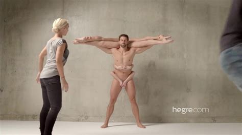 Fabulous Petter Hegre Films Naked Yoga Session Behind The Scene