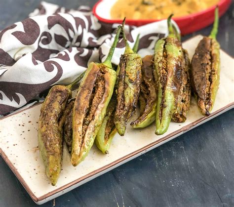 Bharwa Besan Mirch Sabzi Recipe By Archana S Kitchen