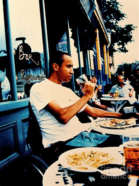 Disabled Man Eating Photograph By Michael Donne Science Photo Library