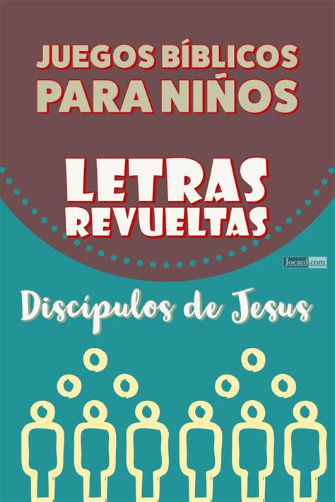 Juego Bíblico Letras Revueltas Discípulos de Jesús en 2021 Juegos