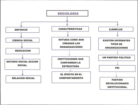 Mapa Conceptual De La Sociologia Images And Photos Finder