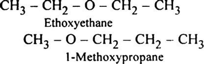 1 Methoxy Butane And 1 Methoxy 2 Methyl Propane Are