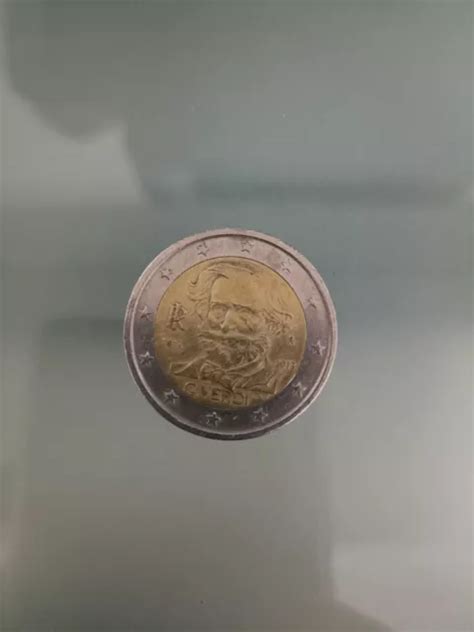Italia Anniversario Nascita Giuseppe Verdi Moneta Euro Rara
