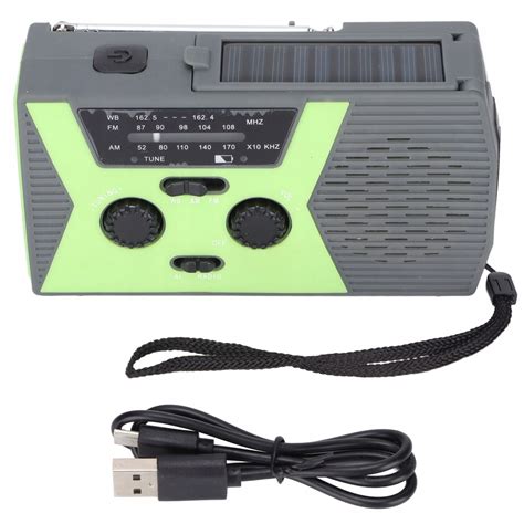 Radio Am Fm Sw Na Korbe Solarne Dynamo Latarka