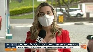 Jornal do Almoço SC Blumenau Blumenau abre agenda para dose de