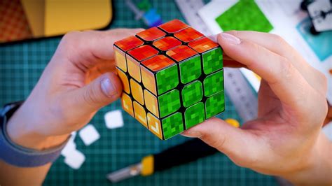 Making Minecraft X Rubiks Cube Puzzle Customization Diy In