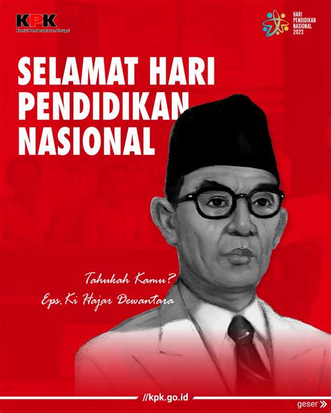 Kpk On Twitter Tahukah Kamu Ki Hajar Dewantara Adalah Tokoh Pelopor