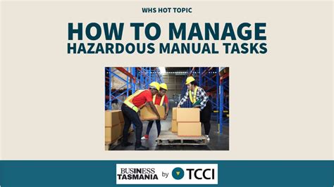 WHS Webinar How To Manage Hazardous Manual Tasks YouTube