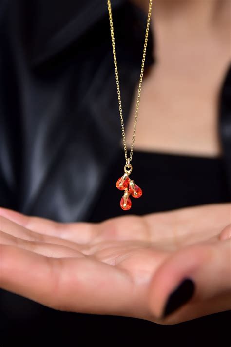 Papatya Silver 925 Ayar Gümüş Gold Kaplama Kasım Ayı Doğum Taşlı Kübik