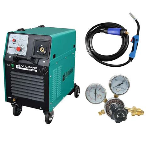 Aparelho De Solda Mig Mag Balmer Vulcano Mig 280 Trifasica 220 380V