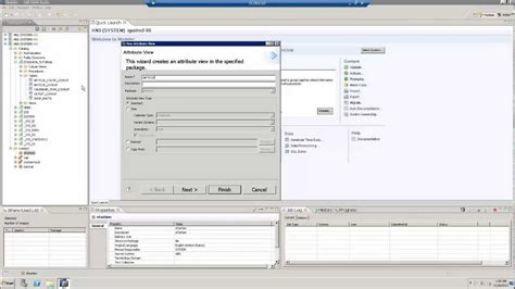 Sap Hana Studio How To Create Attribute Views Youtube