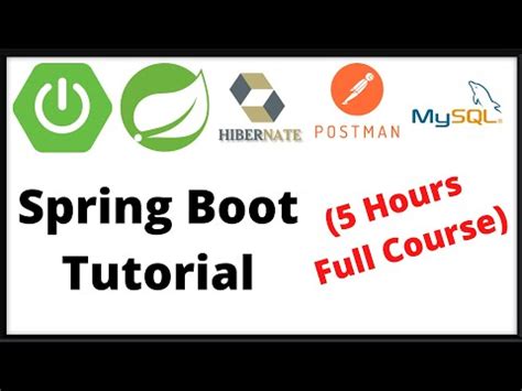 Learn Spring Boot Tutorial Full Course New Mind Luster