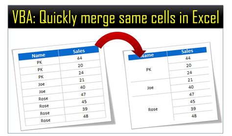 Quickly Merge Cells With Same Value In Excel PK An Excel Expert